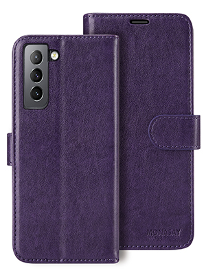 Amazon.com: MONASAY Wallet Case Compatible for Galaxy S21+Plus 5G, 6.7 inch [Screen Protector ...