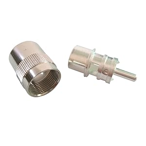 Amazon | 「10個セット」5D-2V/FB用コネクター 5D-2V / 5D-FB用 同軸コネクタ M型オス MP-5 | 無線機ケーブル・配線パーツ オンライン通販