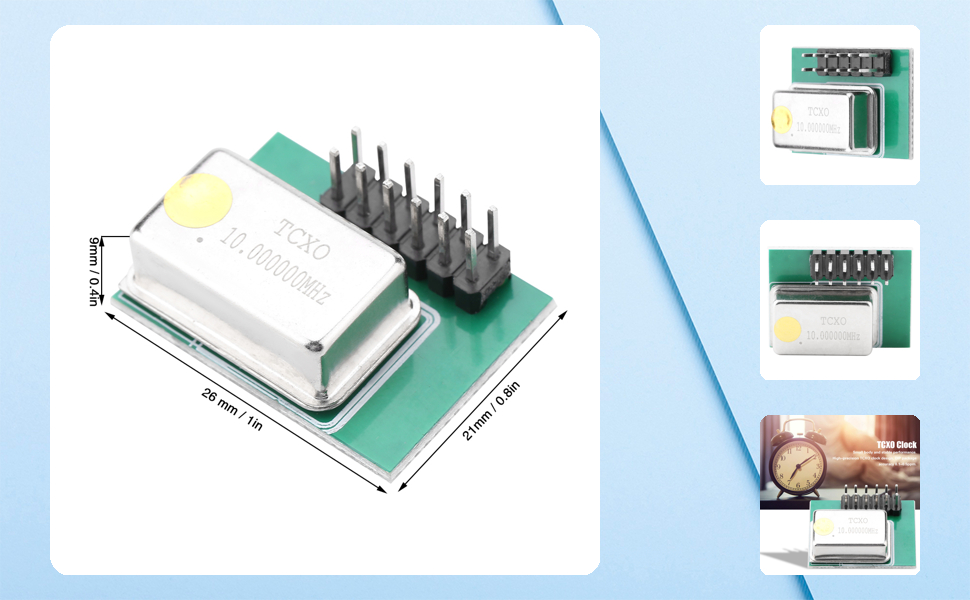 Amazon.co.jp: 時計、高精度外部TCXOクロックPPM0.1 HackRF One GPSアプリケーション hackrf one tcxo用 : スポーツ＆アウトドア