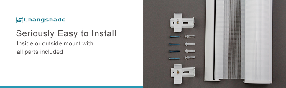 Amazon.com: Changshade Cordless Customized Zebra Roller Shade with Valance, Double Layered ...