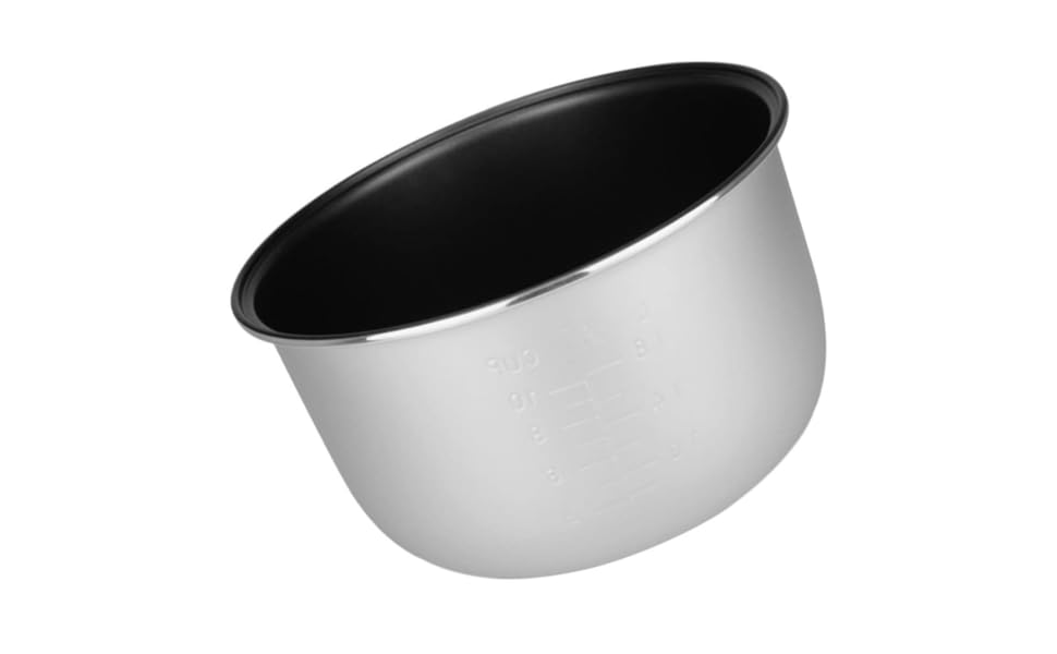 Amazon.com: Rice Cooker Inner Pot Replacement Cooking Pot Insert Liner Nonstick Rice Cooking ...