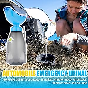 Amazon | 600mlしびん 尿瓶・採尿器男性女性用尿収集器有ボトル蓋と漏斗 携帯トイレ介護尿器 尿量観察 漏れ防止 尿収集器 防臭カバー付き しびん 排尿ボトル 男性用 ポータブル ...