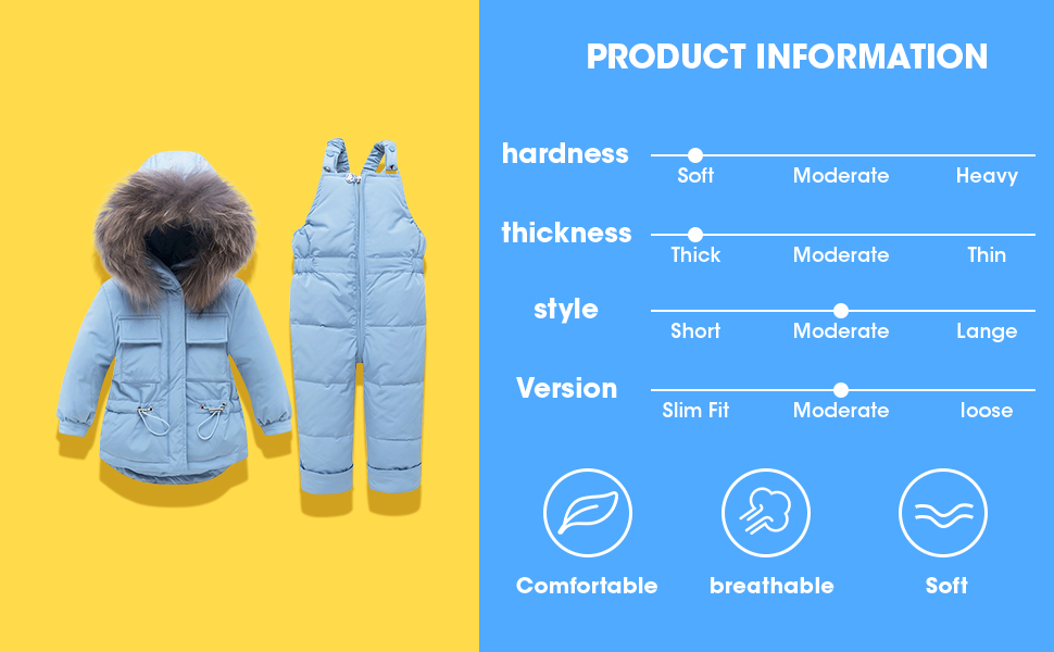 Amazon.com: WESIDOM Baby Boys Girls Snowsuit,Toddler Winter Outfit Sets Kids Hooded Artificial ...