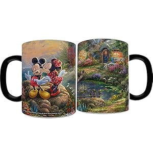 Amazon.com: Disney - Mickey and Minnie Mouse - Sweetheart Cove - One 11 oz Morphing Mugs Color ...