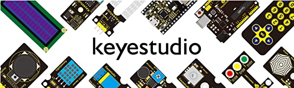 KEYESTUDIO Starter Kit with 3.3V 5V Breadboard Power Module, 830 points ...