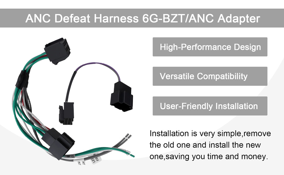 Amazon.com: ANC Defeat Harness 6G-BZT/ANC Adapter Kit for 2014-2018 Silverado, Sierra, Camaro ...