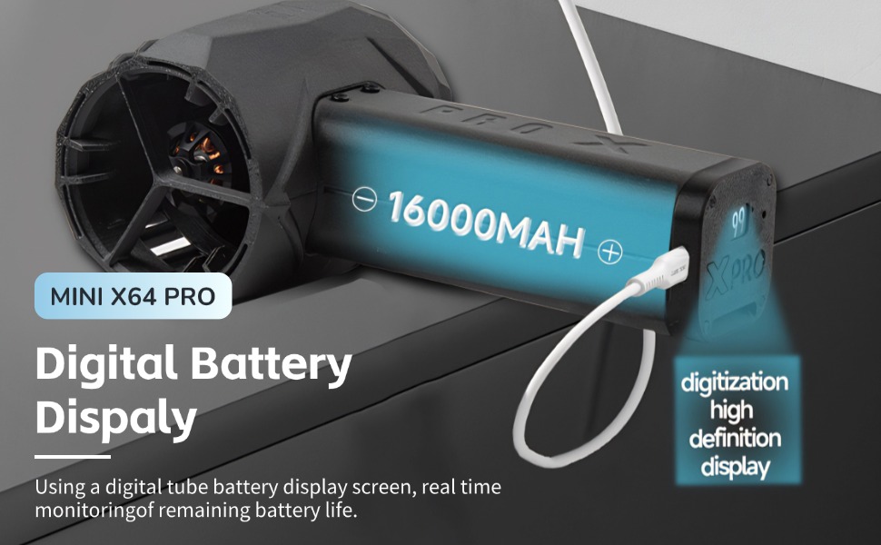 Amazon.com: Yoidesu X64 PRO Mini Violent Turbo Fan, Super Powerful Compressed Air Duster Dry ...