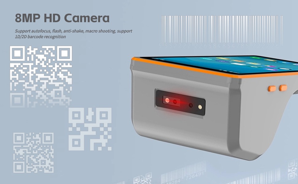 Amazon.com: Yoidesu POS Thermal Receipt Printer, 6.2 HD Handheld PDA Printer Mobile POS Machine ...