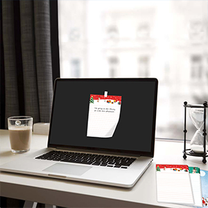 Amazon.com : Fancy Land 4 Christmas Notepads Holiday Notepads for ...