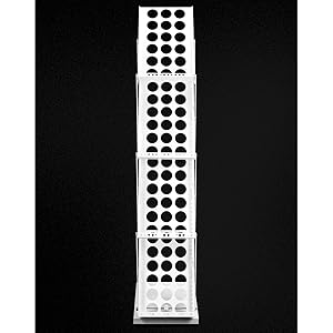 Amazon.com : QWORK Foldable Brochure Display Stand, Magazine Brochure Display Rack Stand, 4 ...