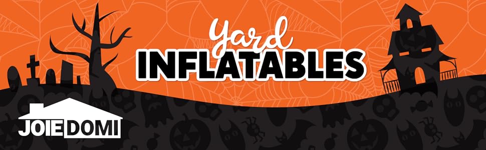 Amazon.com: Joiedomi 9 FT Tall Halloween Inflatable UFO Yard Decoration with Build-in LEDs Blow ...