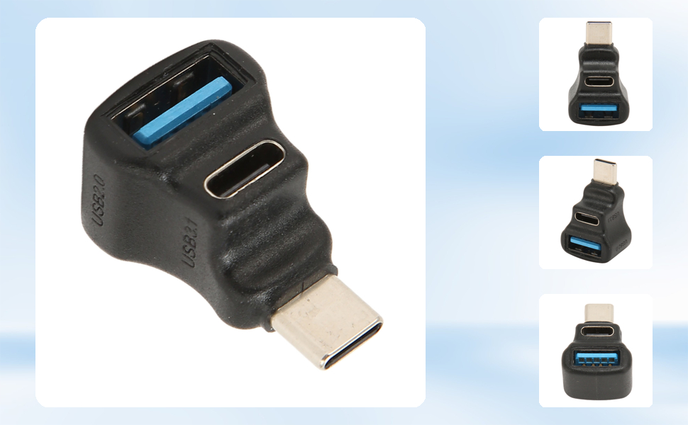 Amazon.co.jp: 2分岐アダプター タイプCからタイプC USB A変換器 PD 100W急速充電 8Kビデオ対応 20Gbps高速伝送 ノートパソコン コントローラー用 ...