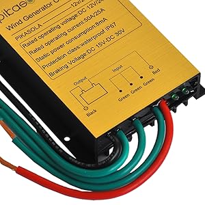 PIKASOLA Wind Turbine Charge Controller Mini Wind Turbine Generator ...