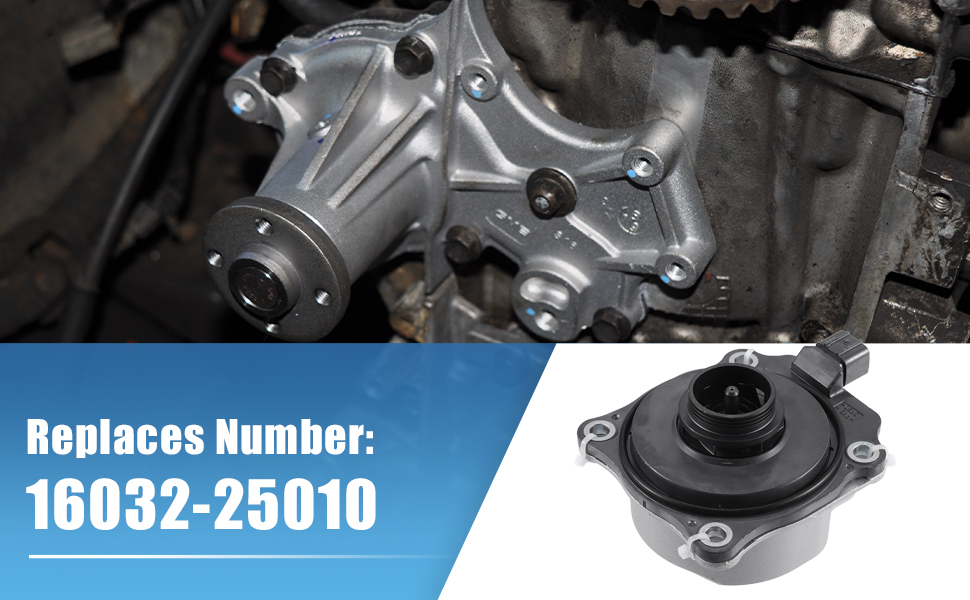 Amazon.com: X AUTOHAUX Engine Water Pump Coolant Water Pump Engine Gasoline for Toyota Camry ...