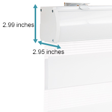 Amazon.com: Changshade Cordless Customized Zebra Roller Shade with Valance, Double Layered ...