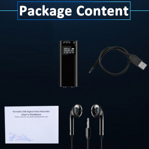 TECHNOVIEW Spy Voice Recorder 4K Voice Activated Recorder Portable ...