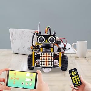 Amazon.com: KEYESTUDIO Turtle Smart Robot Car Kit V3.0 for Arduino, IR ...