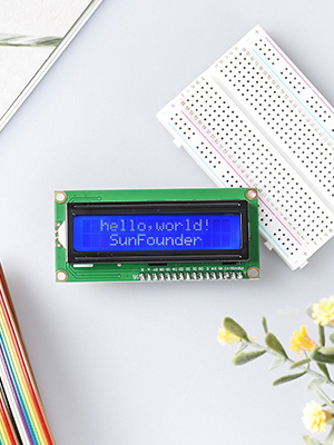 SunFounder IIC/I2C/TWI 1602 Serial LCD Module Display Compatible with ...