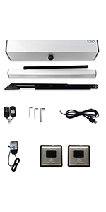 Olideauto Olide-120B Sensor Open Automatic Touchless Swing Door with 2pcs Olide-512 Touchless ...