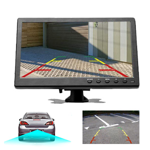 CAMECHO 10.1 Pouces HD CCTV Mini Moniteur, LCD Couleur 1024x600 VGA HDMI BNC AVI Entrée PC DVR ...