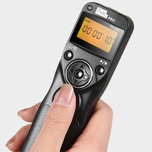 Remote Shutter Release, Pixel TW-283/N3 LCD Wireless Shutter Release Timer Remote Control for ...