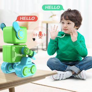 Amazon.com: HBUDS Robots for Kids, Remote Control Robot Toy Intelligent ...