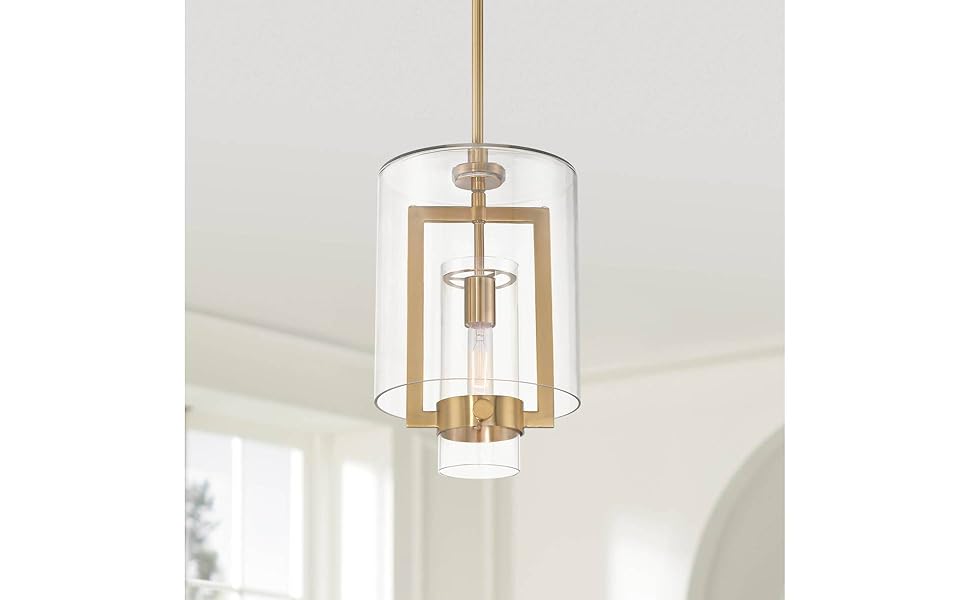 Possini Euro Design Camden Warm Brass Gold Mini Pendant Light 10" Wide ...