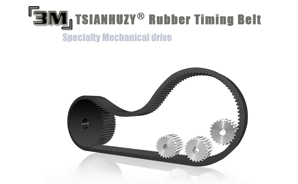 Correa de distribución industrial 3M-15 L = 3000 mm cerrada anular ...