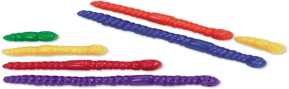 Learning Resources Measuring Worms, set of 72 : Amazon.co.uk: Toys & Games