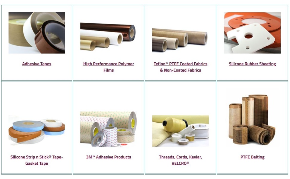 CS Hyde Skived PTFE Film Laminated to 3M 4941 Very High Bond Conformable Acrylic Foam Tape, VHB ...