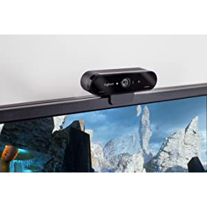 Logitech Brio Stream Webcam, Ultra Hd 4K Streaming Edition, 1080P/60Fps ...