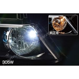 Amazon | IPF ポジションランプ LED 車用 T10 150lm 6500K ホワイト 12V用 2本入 車検対応 超集光レンズ採用 直進性重視モデル 305W | クリアランス ...