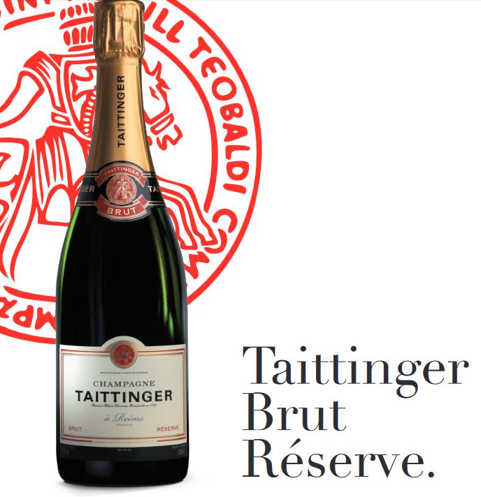 Taittinger Brut Reserve Non Vintage Champagne, 75cl: Amazon.co.uk: Grocery