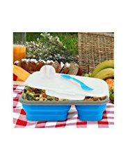 Smart Planet EC-34 Large 3-Compartment Eco Silicone Collapsible Meak ...