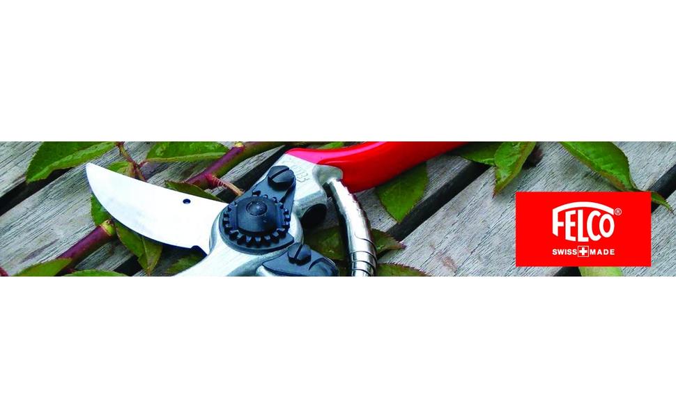 FELCO 160L Gartenschere & 77-140 160S Gartenschere (Schnitt-ø 20 mm, Baumschere für kleine Hände ...
