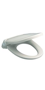 Amazon | SANEI(サンエイ) 前割便座 ソフト閉止 簡単取付 ワンタッチ着脱 標準・大型兼用 アイボリー PW9022-I | 便座・便器