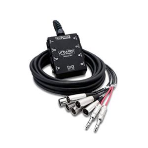 Amazon.com: HOSA SH-6X2-20 Little Bro' Sub Snake - 6 XLR Sends, 2 1/4" TRS Returns - 20 Feet ...
