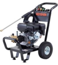 Amazon | 工進(KOSHIN) エンジン式 高圧 洗浄機 17MPa 車輪付タイプ JCE-1710 自吸 水道直結 農機具 強力 洗浄 ブラック | 高圧洗浄機本体