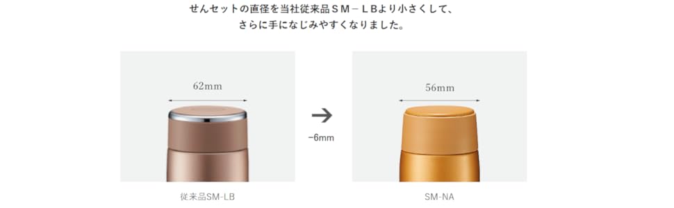 Amazon｜象印マホービン(ZOJIRUSHI) 水筒 ステンレス マグ ボトル 直飲み 軽量 保冷 保温 480ml ハニーゴールド SM-NA48-DM｜和菓子用器具 オンライン通販