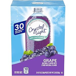 Amazon.com: Crystal Light Sugar-Free Concord Grape Low Calories Powdered Drink Mix 6 Count ...