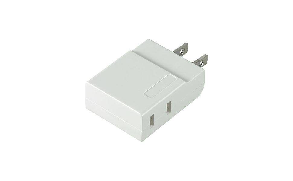 Amazon.co.jp: エルパ(ELPA) コンパクトタップ コンセント 電源タップ 2個口 15A 125V スイングプラグ A-CT002B(W) : パソコン・周辺機器