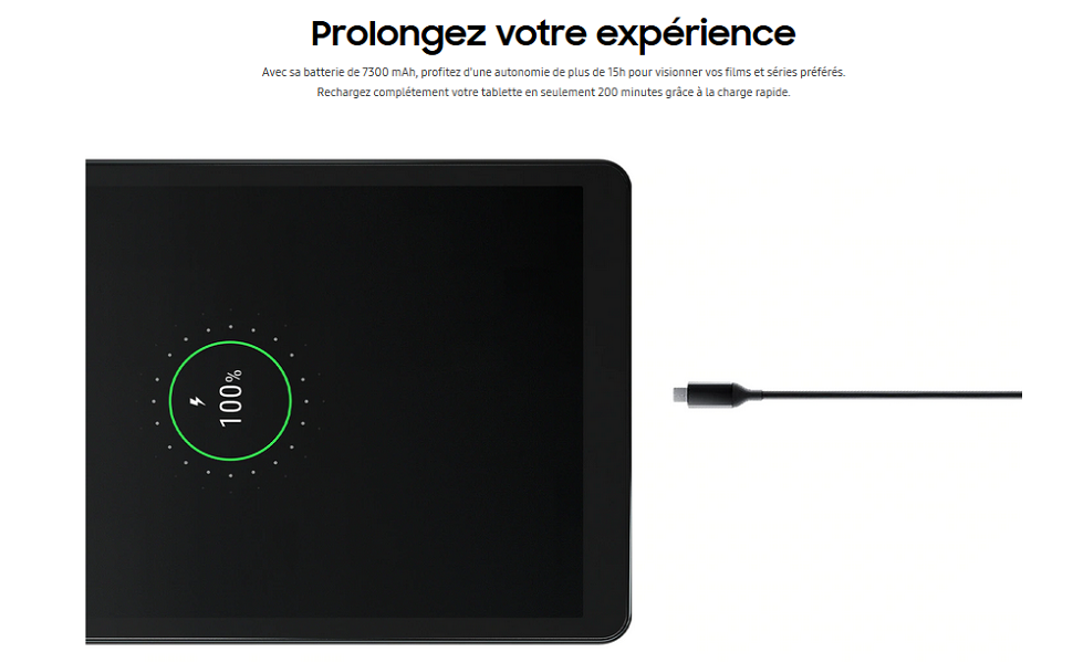 Samsung SM-T595 Galaxy Tab A 10.5 LTE Tablette (Snapdragon 450, 3 Go de ...