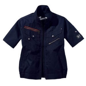 Amazon.co.jp: 自重堂(Jichodo) Jawin 空調服半袖ブルゾン 54040 シルバー 4L : ファッション