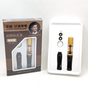 ZOBO Cigarette Filter Holder Microporous Multi-Filtering to Reduce Tar and Smoke Stains Portable ...