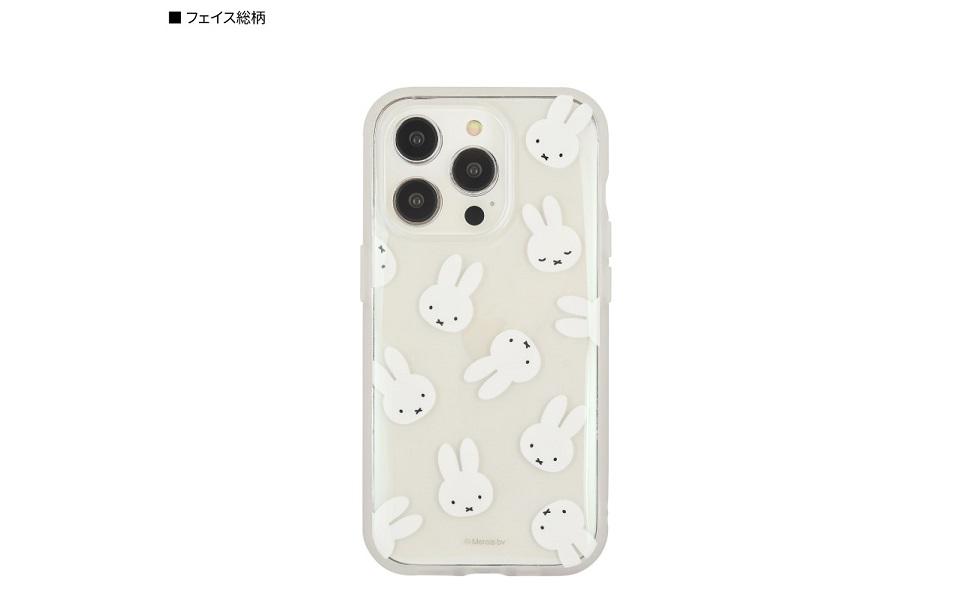 Amazon.co.jp: グルマンディーズ ミッフィー IIIIfit Clear (イーフィットクリア) iPhone 14 Pro / 13 Pro (6.1インチ) 対応 ケース ...