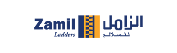 Zamil Dual Purpose Heavy Duty Extendable Aluminum Ladder, 4 Step Ladder, Folding Step Stool with ...