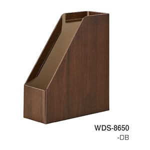 Amazon | セキセイ ボックスファイル A4 タテ WOODS STYLE ダークブラウン WDS-8650-45 | ボックスファイル | 文房具・オフィス用品