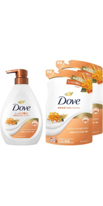 Amazon | Dove(ダヴ) ボディソープ センシティブマイルド (ボディウォッシュ) 本体+詰め替え用 470g+330g×2個 敏感肌 | Dove | ボディソープ 通販