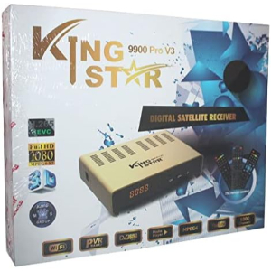 رسيفر كينج استار 9900 برو، USB، أسود : Amazon.eg