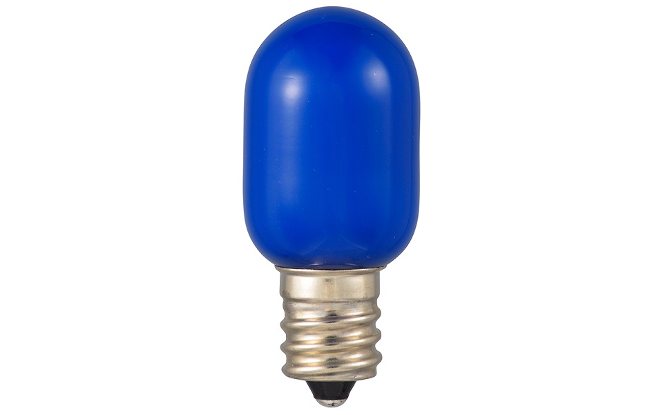 Amazon | オーム電機 LEDナツメ球(装飾用/0.5W/1lm/青色/T20/E12/ブルー) LDT1B-H-E12 13 | オーム(OHM) | LED電球 通販